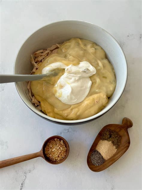 Easy Chicken Stuffing Casserole With Sour Cream