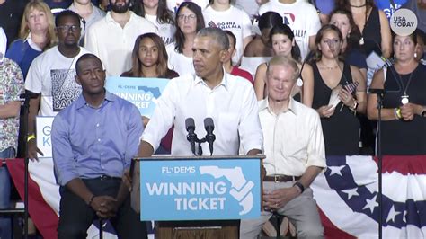 Heckler Disrupts Obama Speech At Florida Rally
