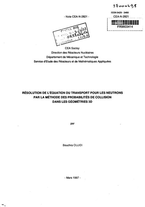 pdf thesis 3 cycle nuclear physics solution of the neutron