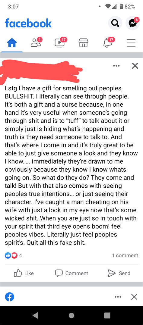 Crazy Dude Thinks Hes A Telepath Or Something Rinsanepeoplefacebook