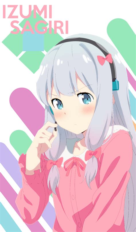 デスクトップ壁紙 アニメの女の子 サギリ・イズミ エロマンガ先生 イヤホン 1032x1754 Pinokyo