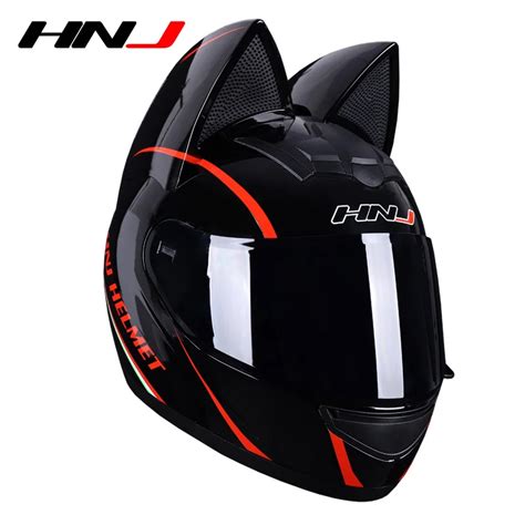 Купить Шлемы HNJ Motorcycle Helmet Ear Moto Helmets Full Face Helmets в ...