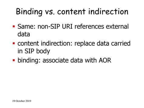 Binding Uris To Sip Aors Ppt Download