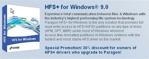 Como acessar partições HFS ou do Mac OS X a partir do Windows AppUnix