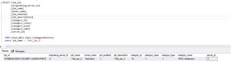 sql server i got a message error by creating the sql agent job stack overflow