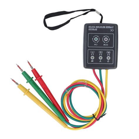 Phase Sequence Rotation Tester Phase Rotation Meter 5 Phase Rotation