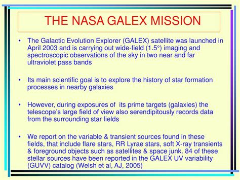 Ppt Galex Uv Light Curves Of M Dwarf Flare Stars The Flaring Uv