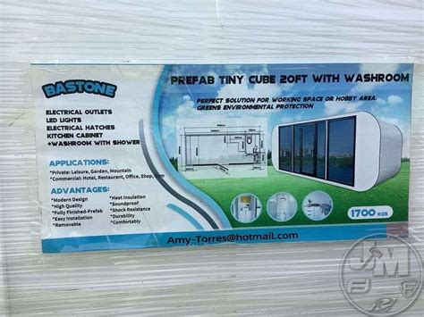 2024 Bastone Prefab Tiny Cube 20 With Bathroom Jeff Martin