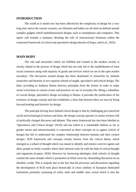 Privilege And Oppression Towards A Feminist Speculative Design