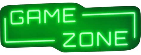 Letrero Led Neón Game Zone Decoración Interior Negocio Meses sin interés