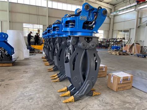 Hydraulic Log Grapple For Excavator 360 Degree Rotating Timber Gripper China Timber Gripper