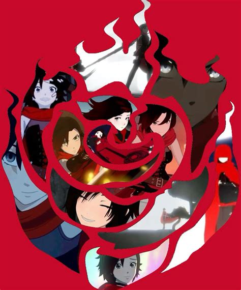 Rwby Ruby Rose Emblem Rwby Anime Rwby Rwby Fanart