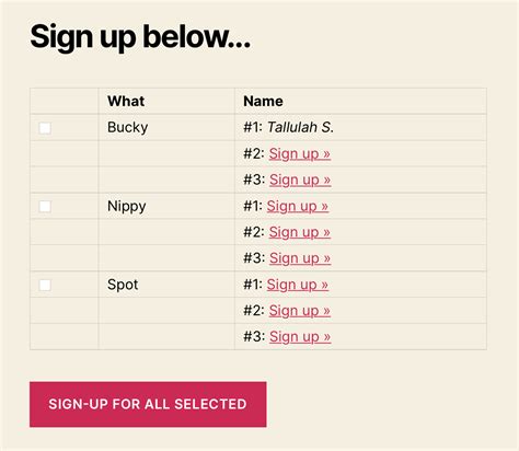 Settings — Sign Up Sheets Wordpress Plugin Settings Fetch Designs