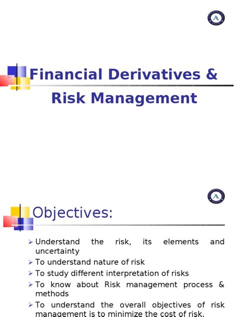Financial Derivatives And Risk Management Pdf Risk Risk Management