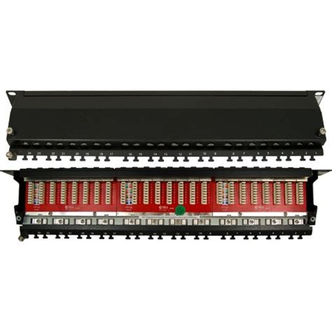 042 C6A 24 ICAT6A 24 PORT Shielded PATCH PANEL