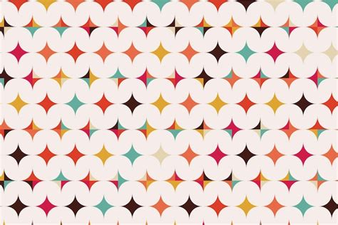 Premium Vector Pattern With Geometric Elements Styled In Retro Gradient Tones Abstract