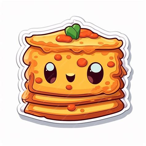 Premium Ai Image A Stack Of Pancakes With A Smiley Face