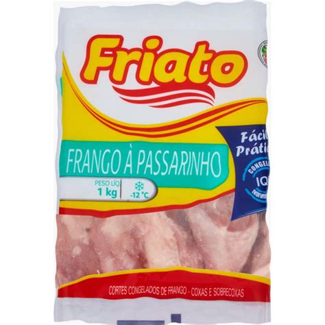 Frango Passarinho Friato 1kg Iqf Supervi Anápolis