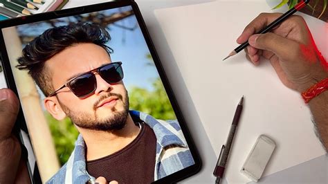 How To Draw Elvish Yadav Elvish Yadav Drawing Outline Tutorial Youtube