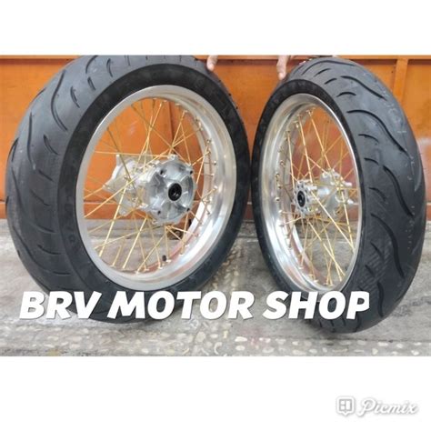 Jual Velg SuperMoto Super Moto Yamaha Wr155 300 350 17 Tromol ORI Ban