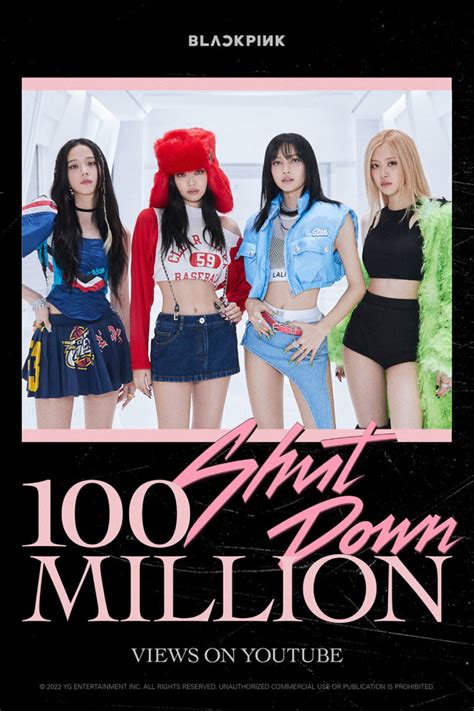 Blackpinks Shut Down” Mv Hits 100 Million Views On Youtube