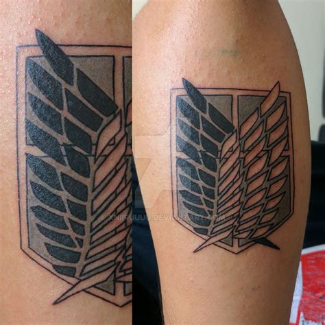 Aot Scout Regiment Tattoo By Xniiruuuu On Deviantart