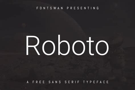 Roboto Font Free Download Fontswan