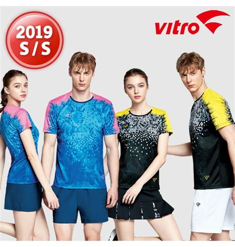 19ss18 비트로 테니스 배드민턴 탁구복 티셔츠 의류 티몬