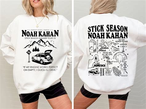 Noah Kahan Png Stick Season Tour Double Side Noah Kahan Stick Season
