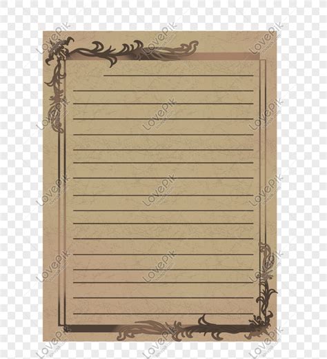 Beautify The Border Letter Form Png Picture And Clipart Image For Free