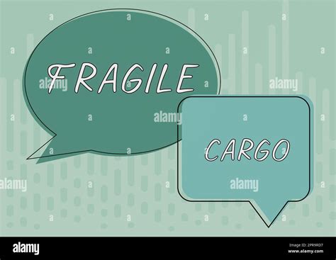 Writing Displaying Text Fragile Cargo Word For Breakable Handle With Care Bubble Wrap Glass