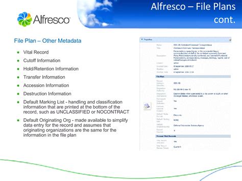 Alfresco Records Management Ppt