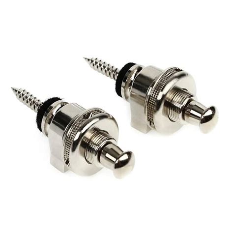 Schaller S-Lock Strap Locks, Nickel | Reverb