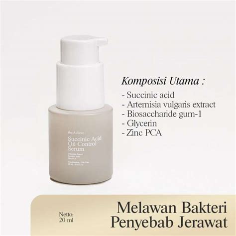 Jual The Aubree Succinic Acid Oil Control Serum 20 Ml Di Seller Aubree