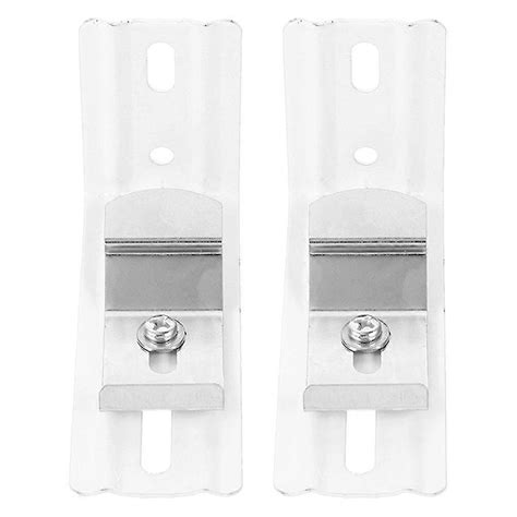 2pcs Vertical Blind L Bracket Blind Brackets Vertical Blind Headrail L Shape Metal Louver