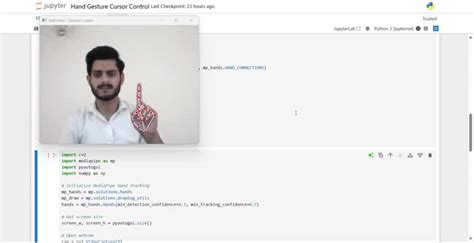 ai machinelearning gesturecontrol innovation tech python