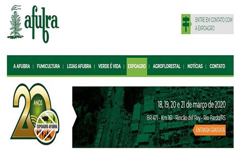 Confira A Programação Da Expoagro Afubra 2020