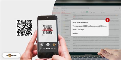 QR Code Email Notification Feature Get Notified Of Your Scans
