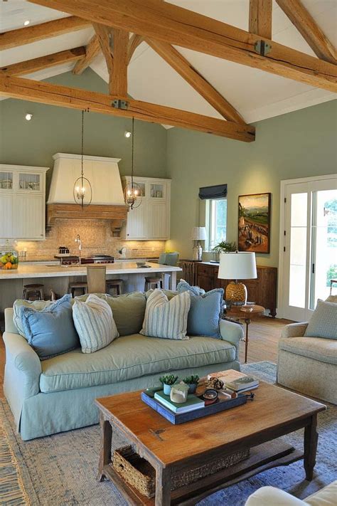 Cool And Calm Blue And Green Living Room Designs To Elevate Your Home
