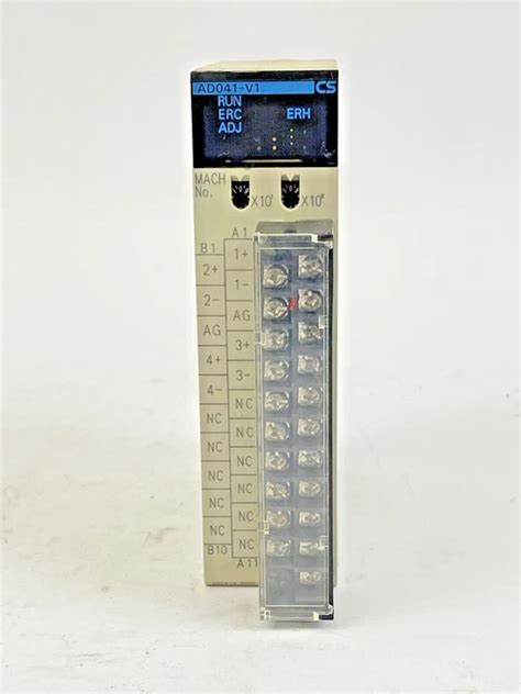 OMRON CS1W AD041 V1 A D Unit Plc Analog Input Module 4Pt 1 8000 Resolution 137 45