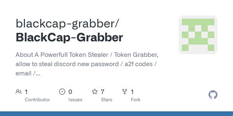 Github Blackcap Grabber Blackcap Grabber About A Powerfull Token