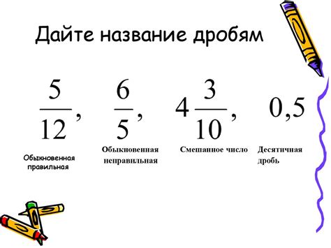 Дробные выражения Урок математики в 6 классе презентация онлайн