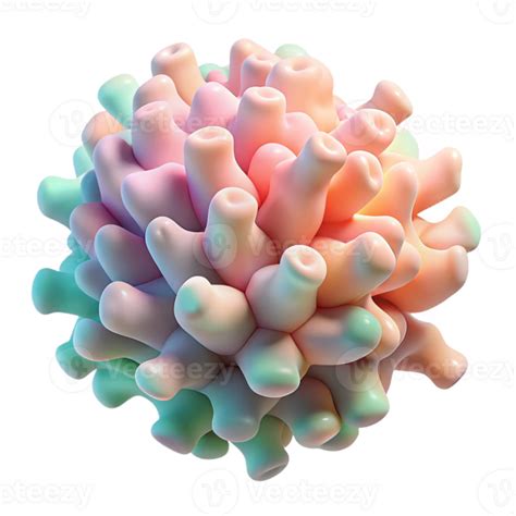 Wonderful Artistic Interlocking Organic Forms Resembling Cor High