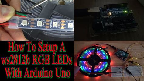 how to setup a ws2812b rgb leds with arduino nano 60 off