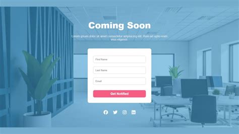 How To Make Website Coming Soon Page Using Html And Css Website