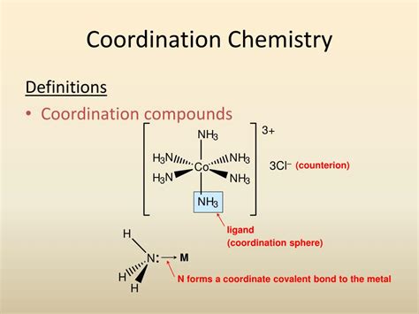 PPT COORDINATION COMPOUNDS COMPLEX PowerPoint Presentation Free