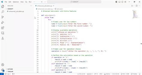 Kesam Sravani On Linkedin Codsoft Pythonprogramming Internship Codsoft Calculatorapp