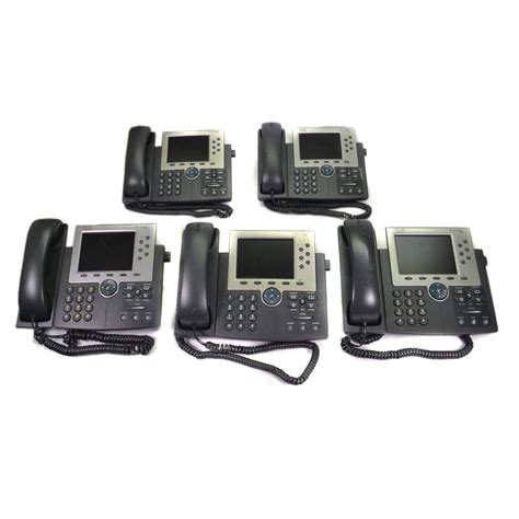 Cisco Cp 7965g Unified Ip Phone 7965g Voip W Handset And Stand 5