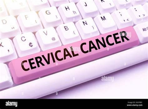 Text Caption Presenting Cervical Cancer Business Showcase Type Of