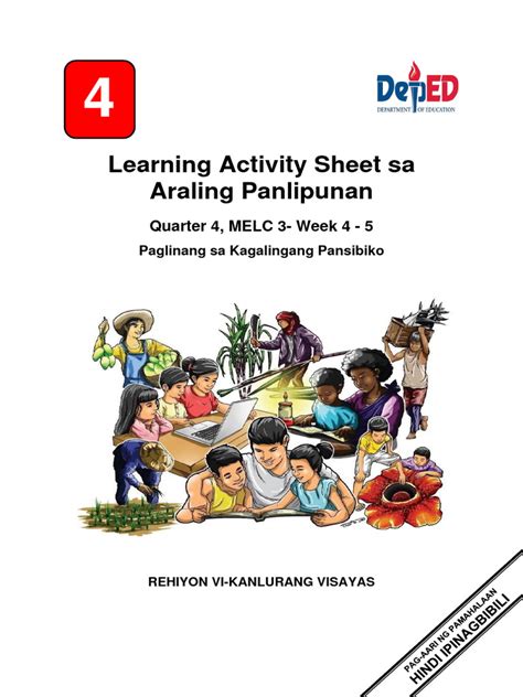 Learning Activity Sheet Pdf